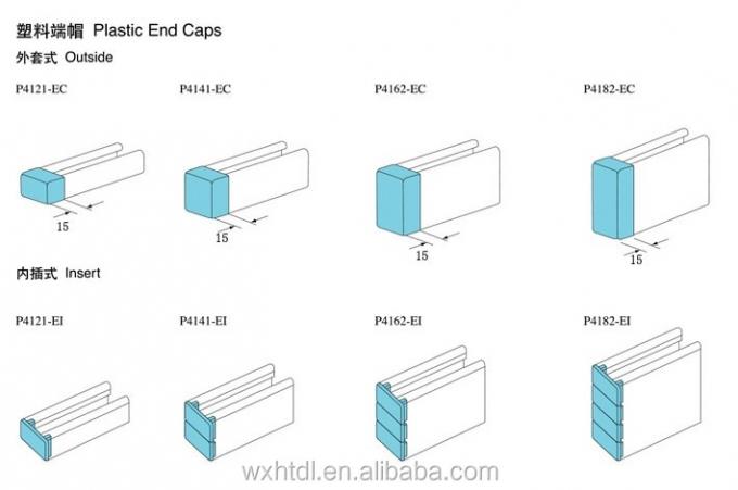 Rubber Unistrut Plastic End Caps 1 5 8" Plastic