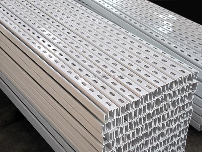 Black Powder Coated Strut Channel Unistrut