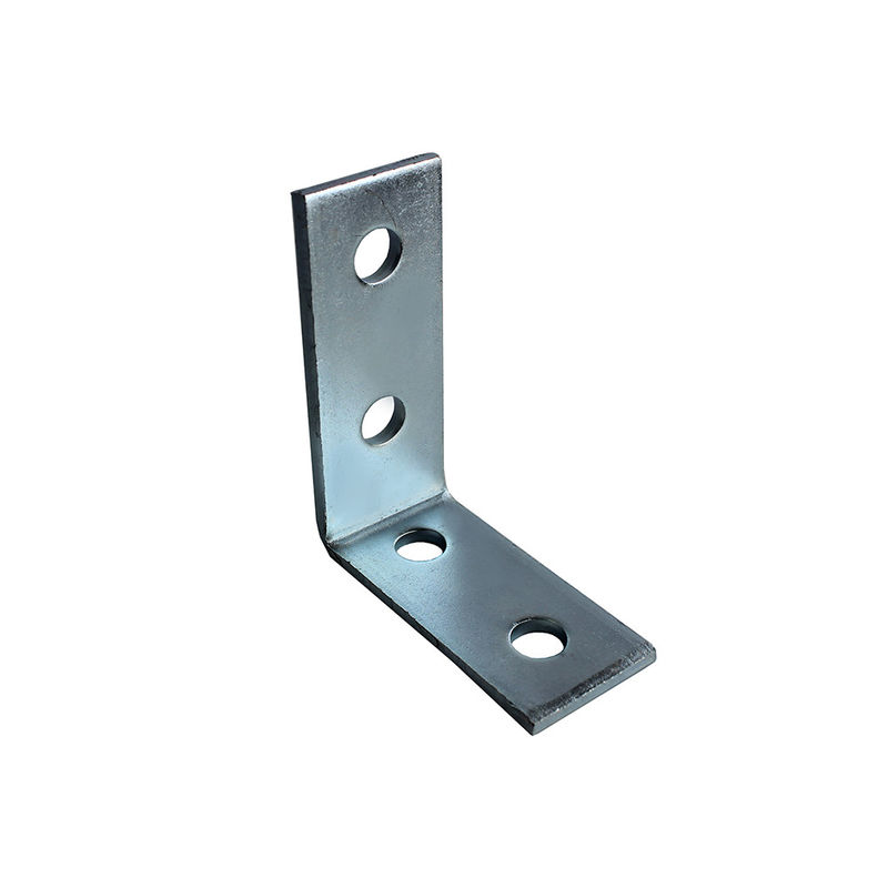 Right Angle Threaded Rod Clip With 1/4in Hole Glass Railing Top Channel ...